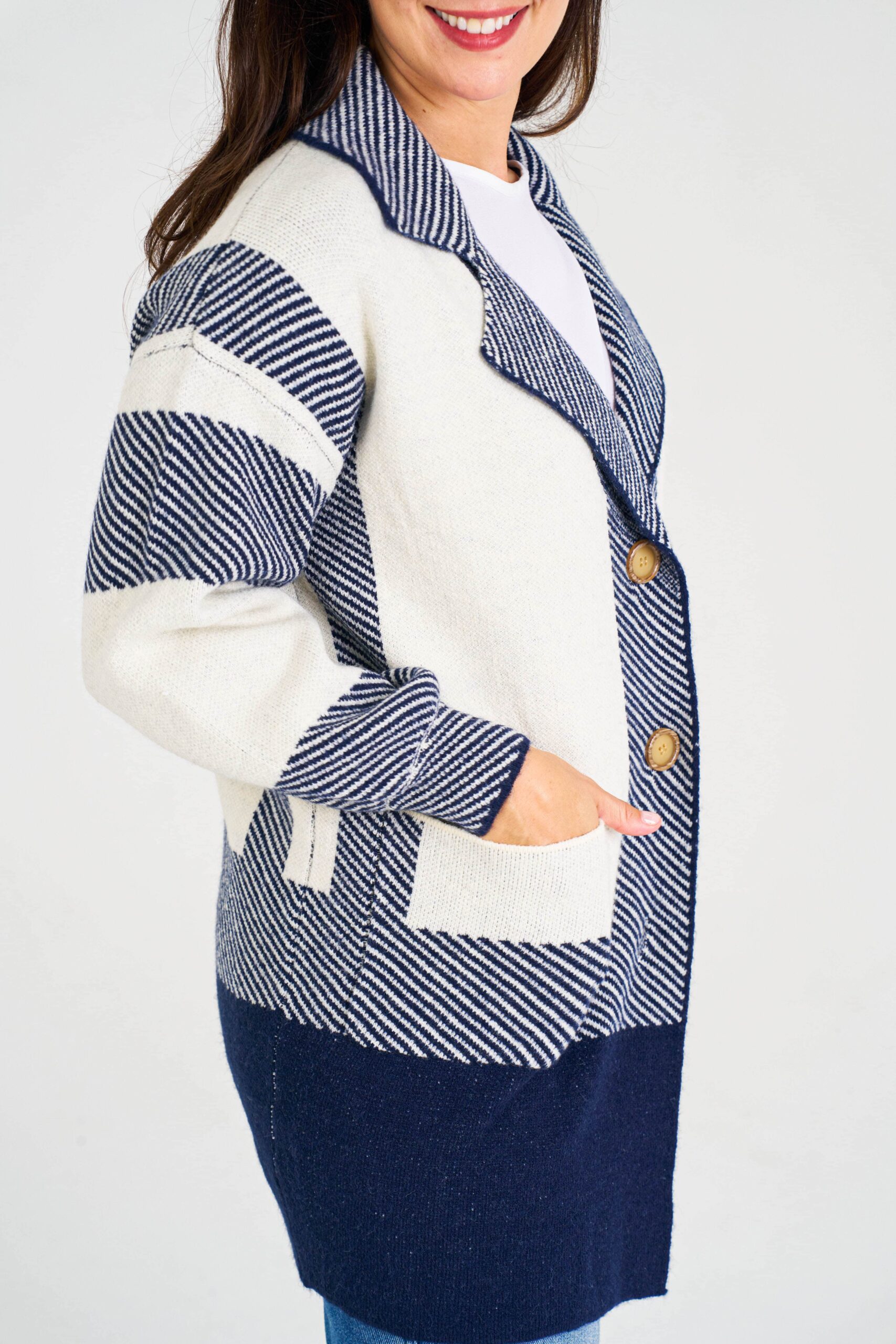 SIDNEY-WHOLESALE WOMEN CARDIGAN-NAVY – BOHO AUSTRALIA